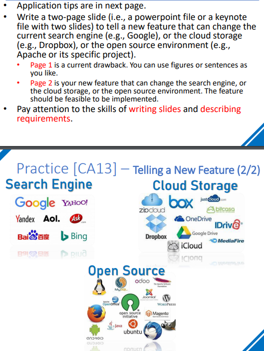 Solved Application tips are in next page. Write a two-page | Chegg.com