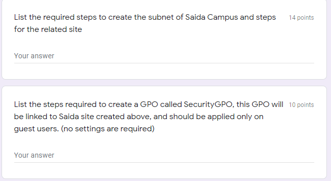 Solved 14 points List the required steps to create the | Chegg.com
