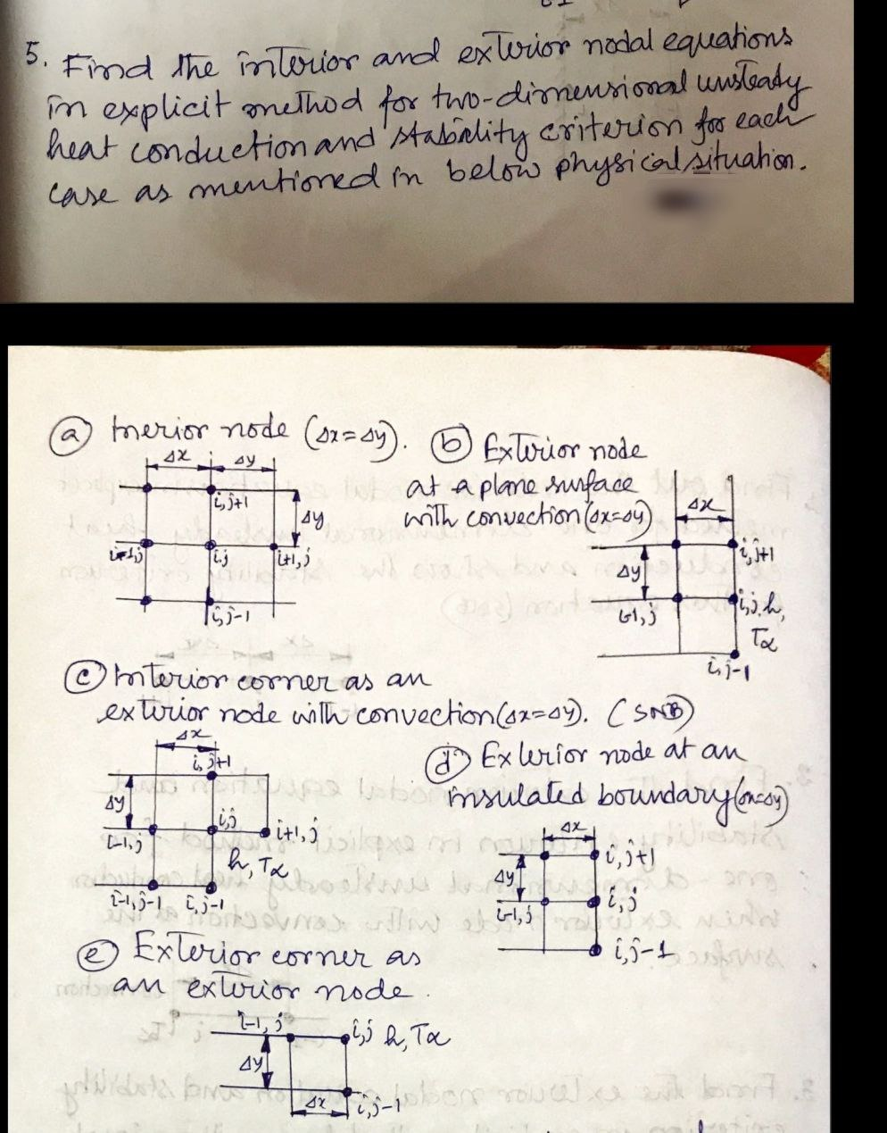 Solved 5. Find the interior and exterior nodal equations mm | Chegg.com