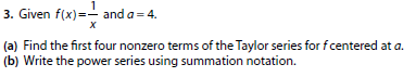 Solved 1. Find the nth-order Taylor polynomials of the | Chegg.com