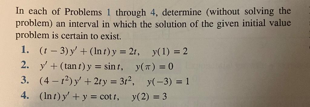 Solved only 2,3,4. please determine the interval in which | Chegg.com