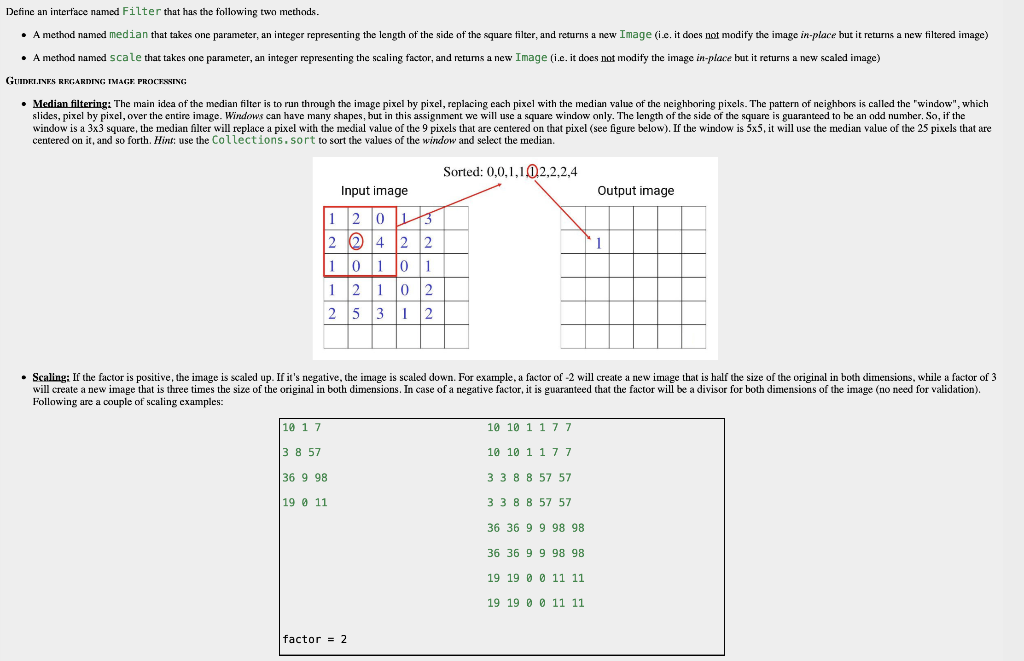 Solved I literally just need the filter interface. I am at | Chegg.com