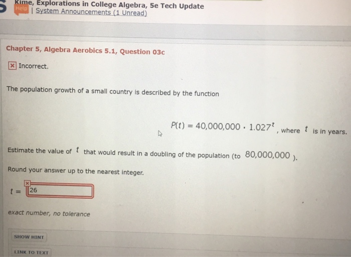 Solved Rime, Explorations in College Algebra, Se Tech Update | Chegg.com