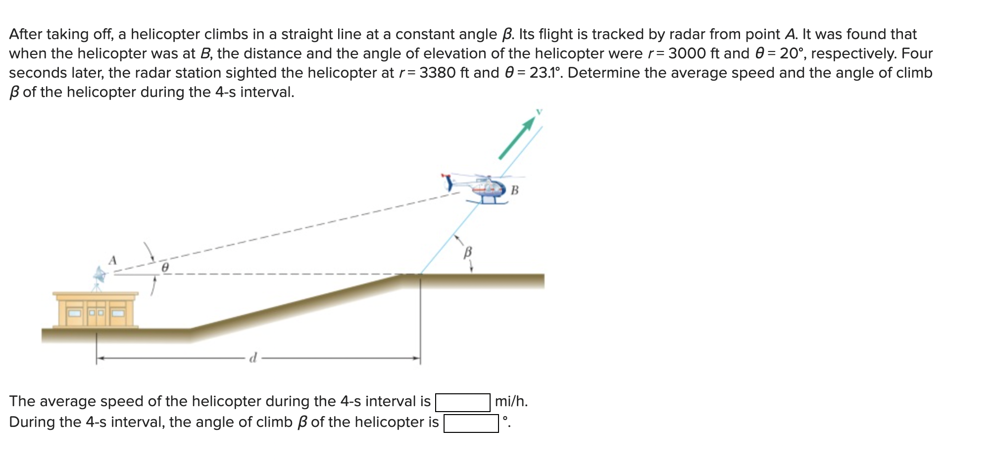 After taking off, a helicopter climbs in a straight | Chegg.com