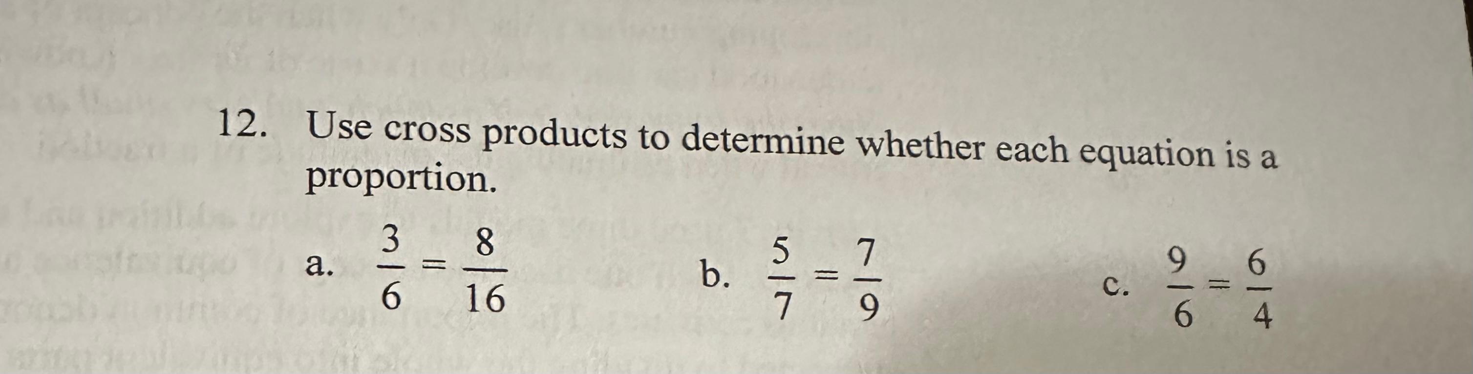 Solved 2. Use cross products to determine whether each | Chegg.com