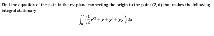 Solved Find the equation of the path in the xy-plane | Chegg.com