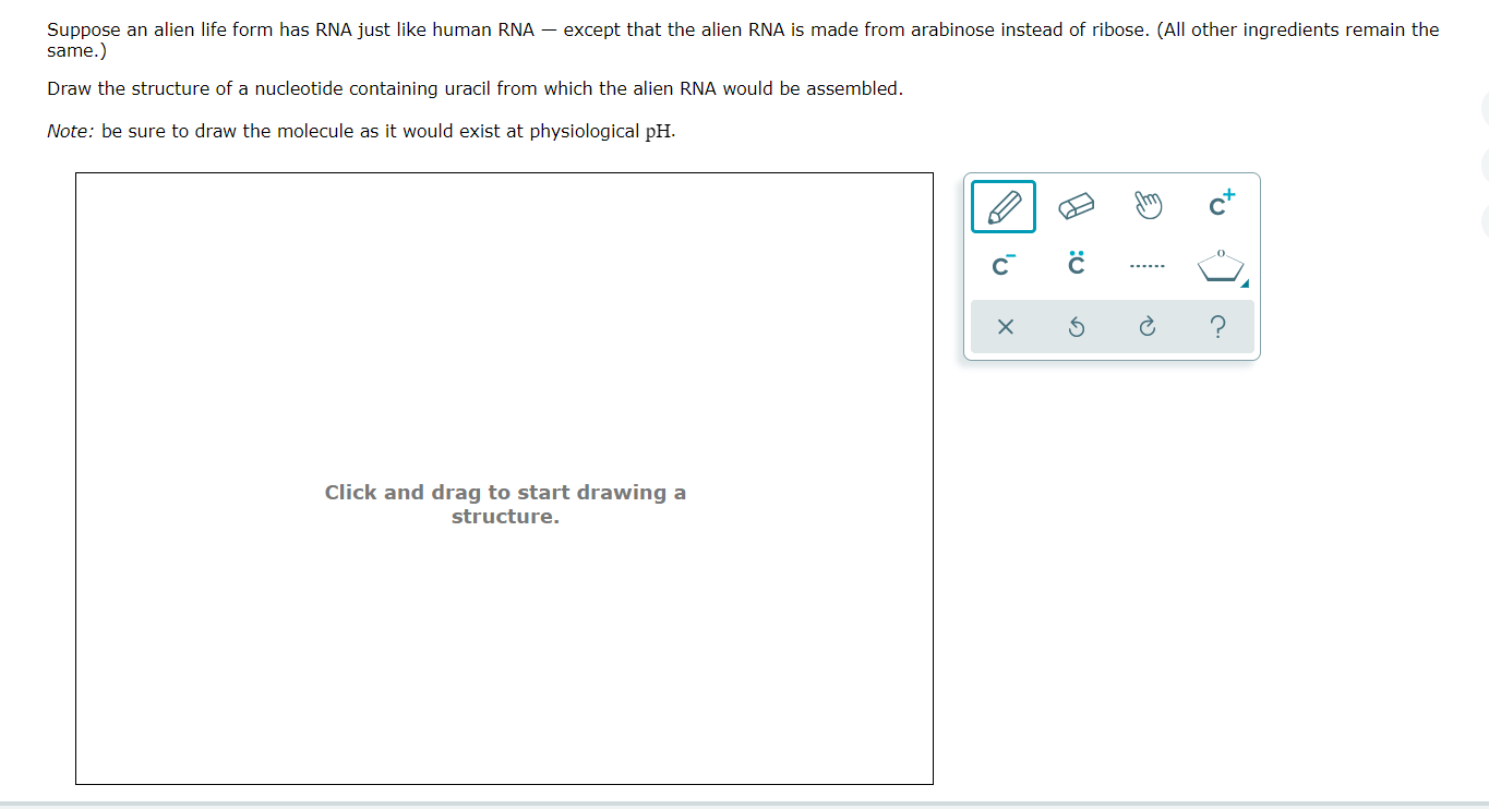 Solved Suppose an alien life form has RNA just like human | Chegg.com