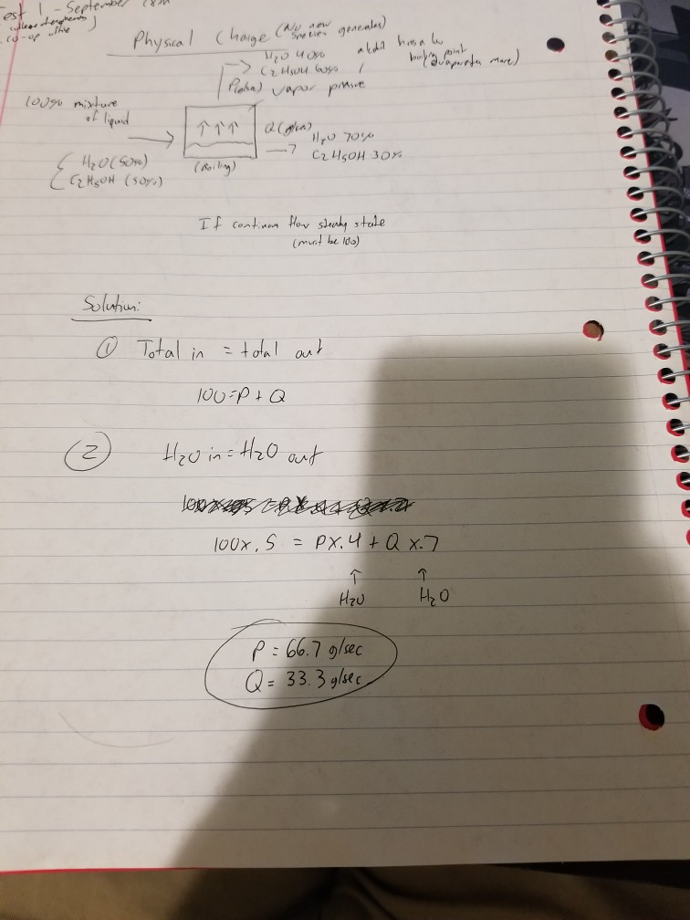 Solved How do you solve for P or Q? Because its one equation | Chegg.com