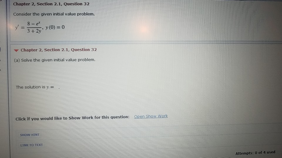 Solved Chapter 2, Section 2.1, Question 32 Consider the | Chegg.com