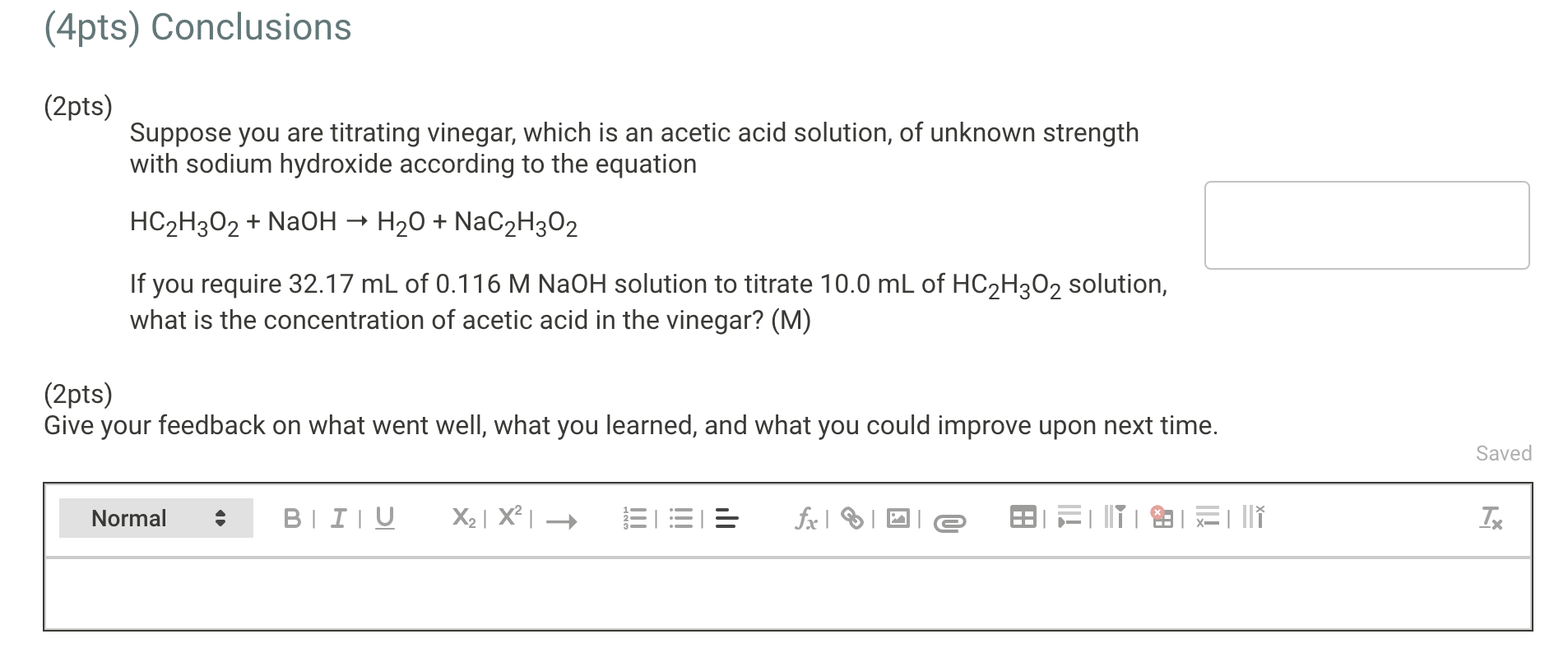 Solved Data And Report Submission - Acids, Bases, Buffers, | Chegg.com