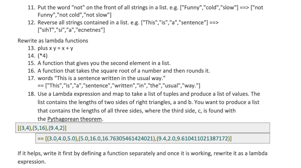 Solved CS 360 Lab two Programming Languages: Haskell Learn | Chegg.com
