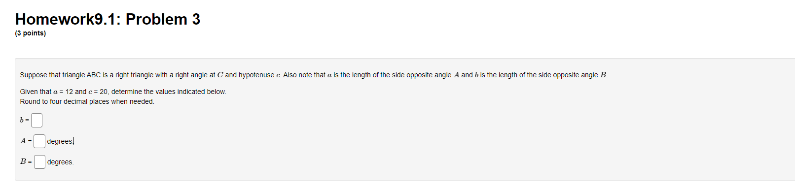Solved Homework9.1: Problem 3 (3 points) Suppose that | Chegg.com
