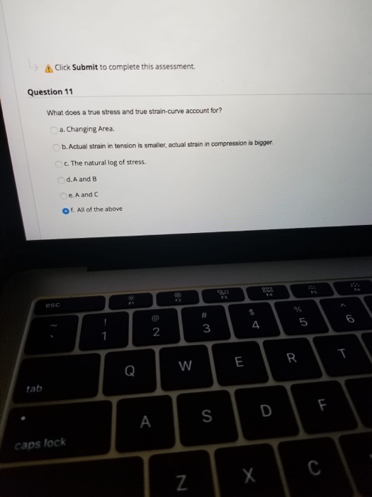 Solved Click Submit to complete this assessment. Question 11 | Chegg.com