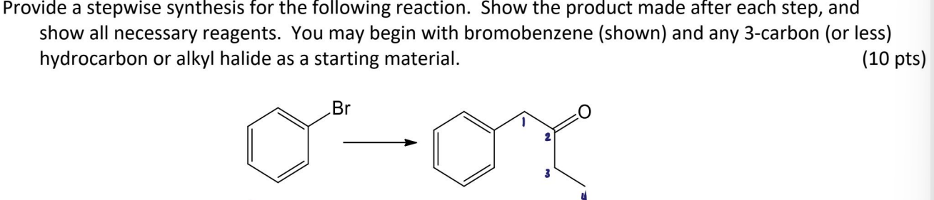 Solved Provide a stepwise synthesis for the following | Chegg.com