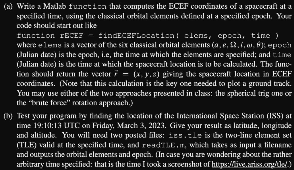 Solved FOR 1B. iss.tle : use | Chegg.com