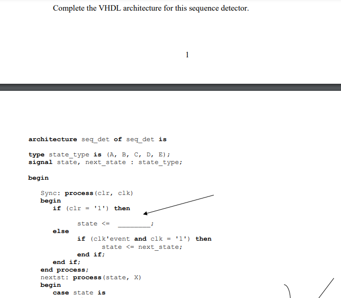 Solved 1. A Sequence Detector (20 points) Design a sequence | Chegg.com