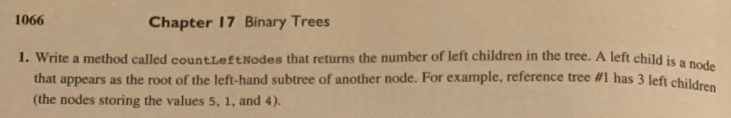 Solved JAVA (Binary Trees) write a completed program (must | Chegg.com