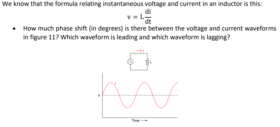 Solved We know that the formula relating instantaneous | Chegg.com