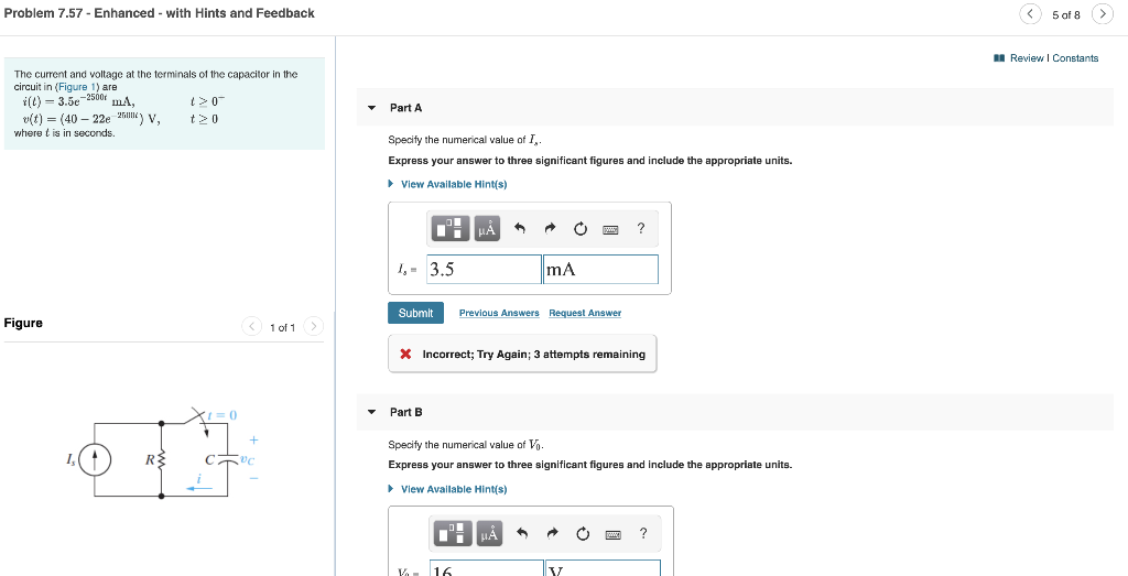 Solved Problem 7.57 - Enhanced - with Hints and Feedback 5 | Chegg.com