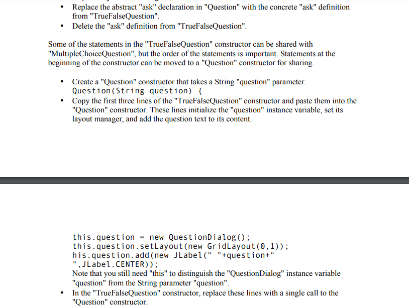 Question In This Assignment You Will Again Modify