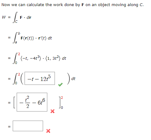 Solved Now we can calculate the work done by F ﻿on an object | Chegg.com