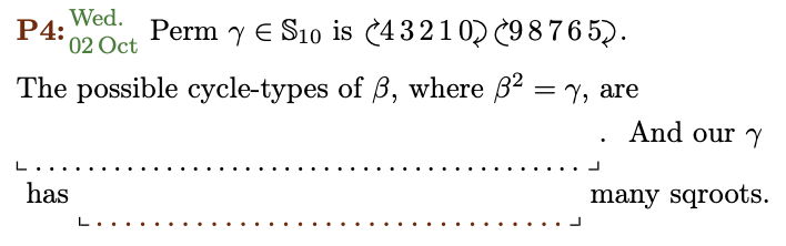 Solved The possible cycle-types of β, where β2=γ, are And | Chegg.com