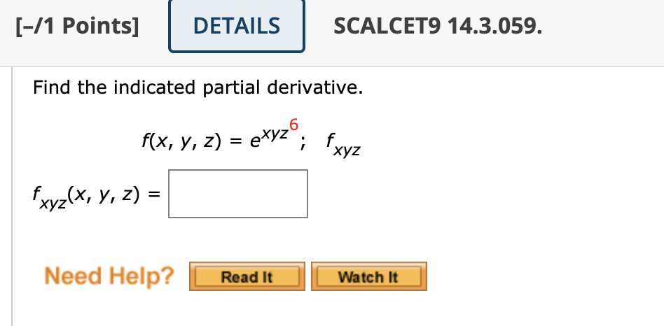 Solved [0/4 Points] DETAILS PREVIOUS ANSWERS SCALCET9 | Chegg.com