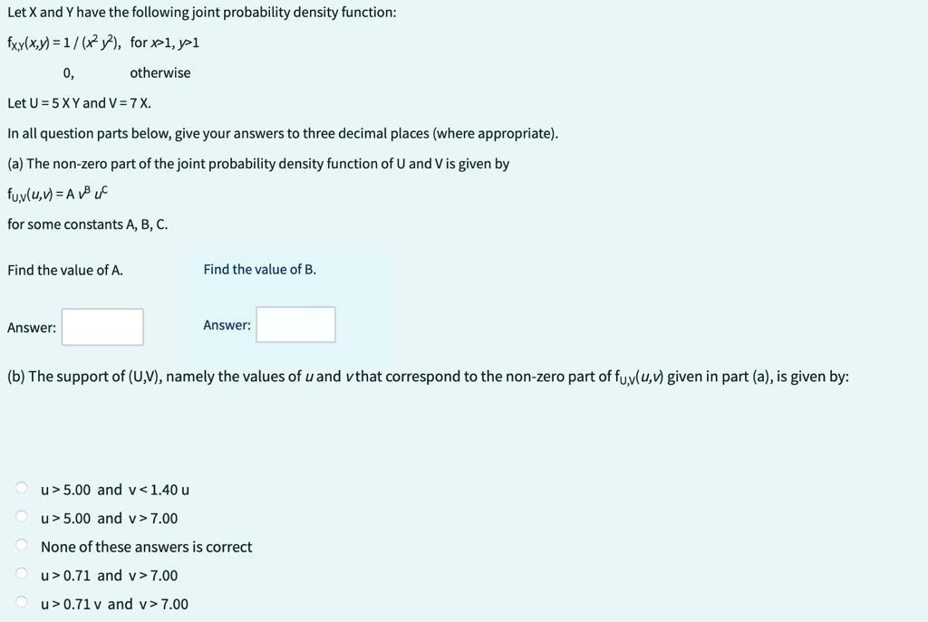 Solved Let X and Y have the following joint probability | Chegg.com