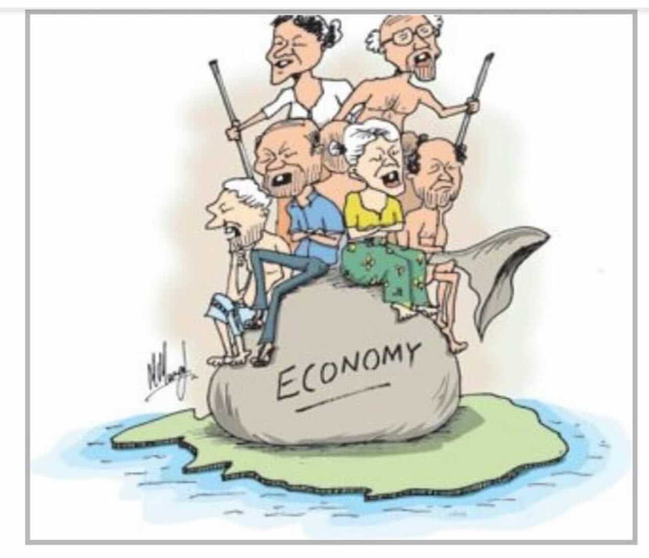 Solved ECONOMY Cartoons can be analyzed using a few simple | Chegg.com