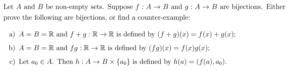 Solved Abstract Algebra / Analysis All steps please, I'm | Chegg.com