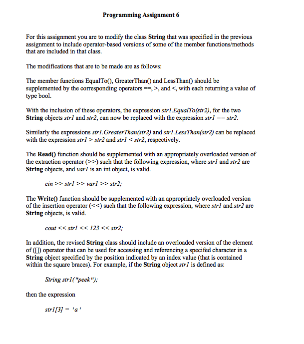 Solved Programming Assignment 6 For this assignment you are | Chegg.com
