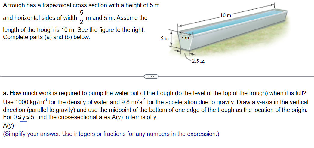 Solved A cylindrical tank, shown to the right, has height 10 | Chegg.com
