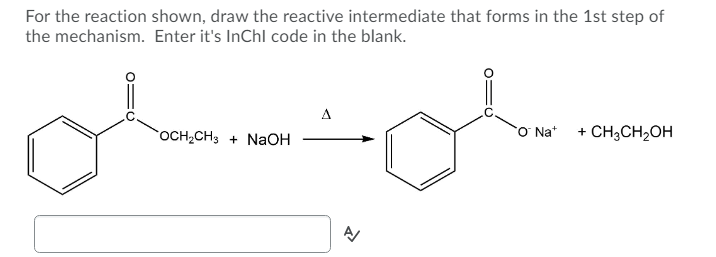 Solved For the reaction shown, draw the reactive | Chegg.com