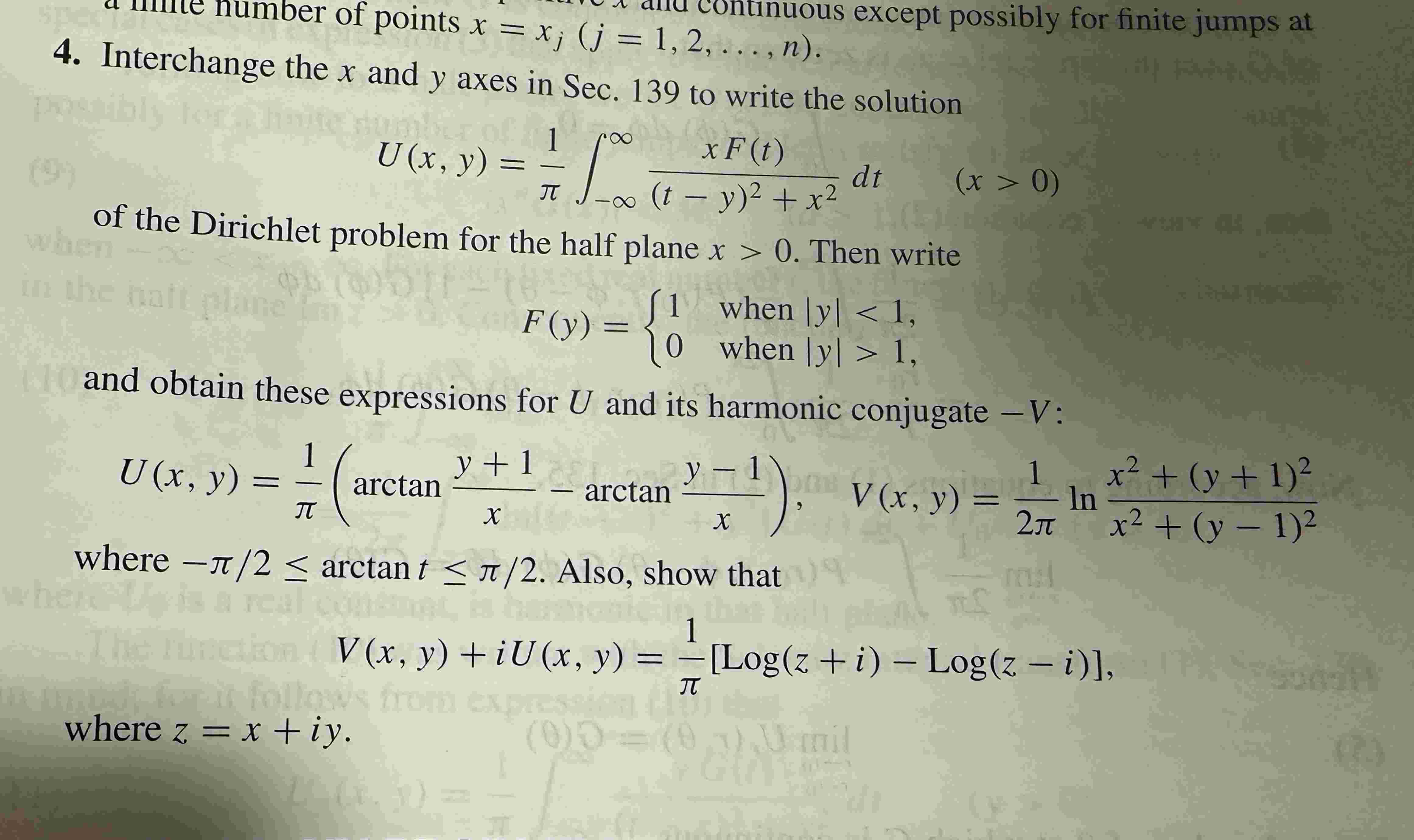 Solved Interchange the x ﻿and y ﻿axes in Sec. 139 ﻿to write | Chegg.com