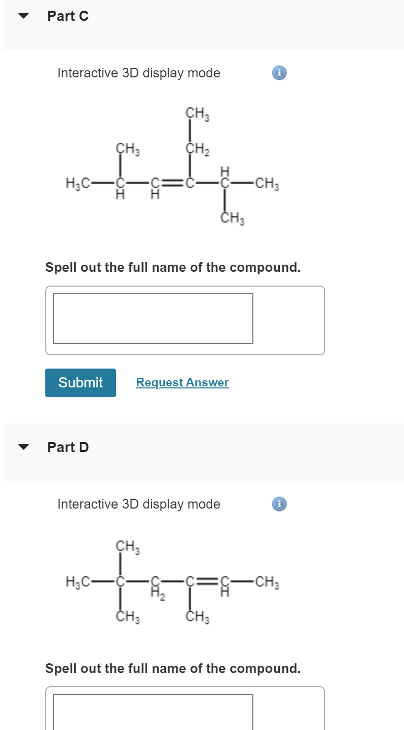 Solved Interactive 3D display mode Spell out the full name | Chegg.com