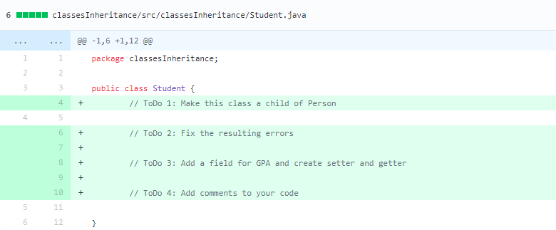 Solved finish all "//ToDoS" of java programming .... "I | Chegg.com