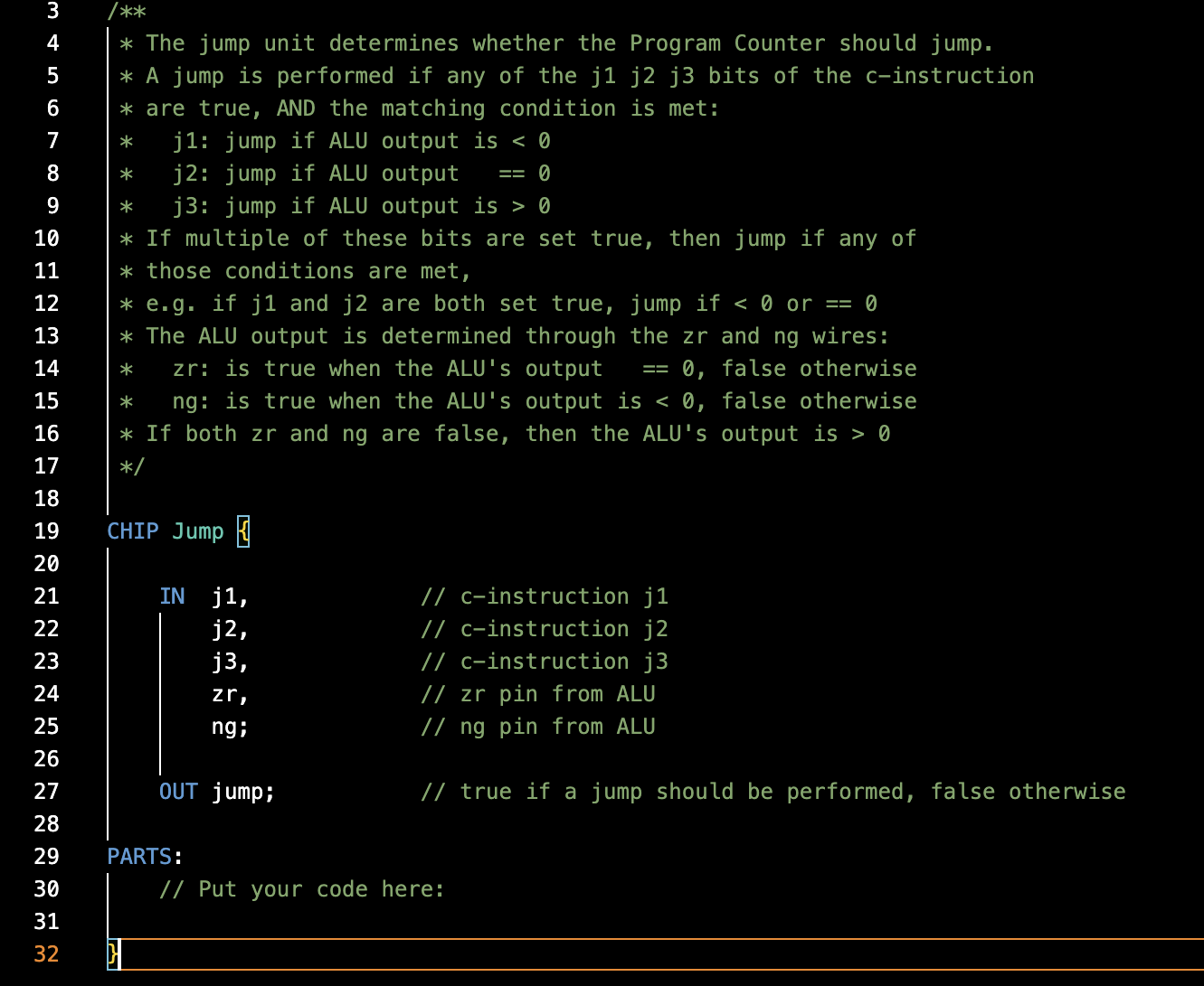 Solved hdl code for a jump chip. placed under | Chegg.com