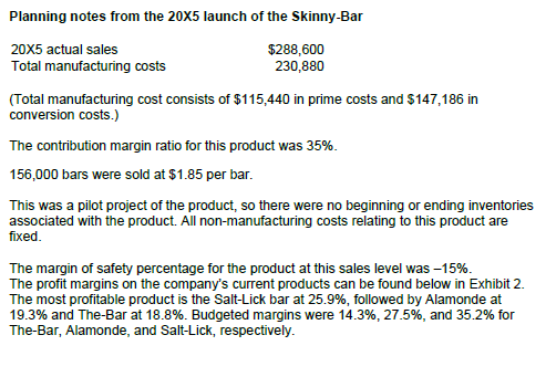 PROJECT DETAILS Since the first candy bar was made in | Chegg.com