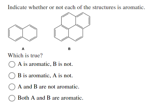 Solved Indicate whether or not each of the structures is | Chegg.com