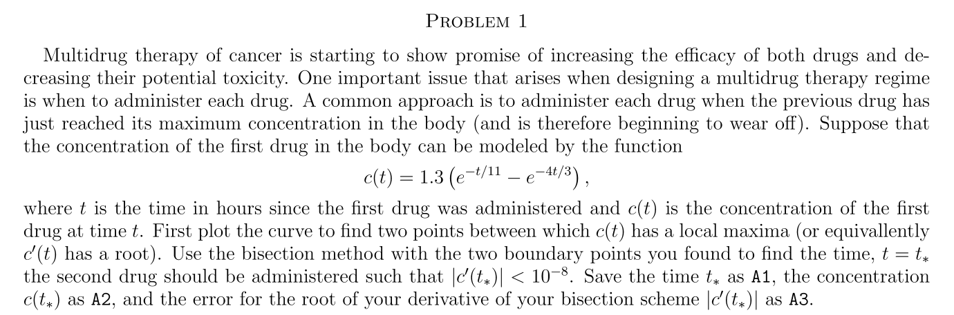 Solved PROBLEM 1 Multidrug therapy of cancer is starting to | Chegg.com