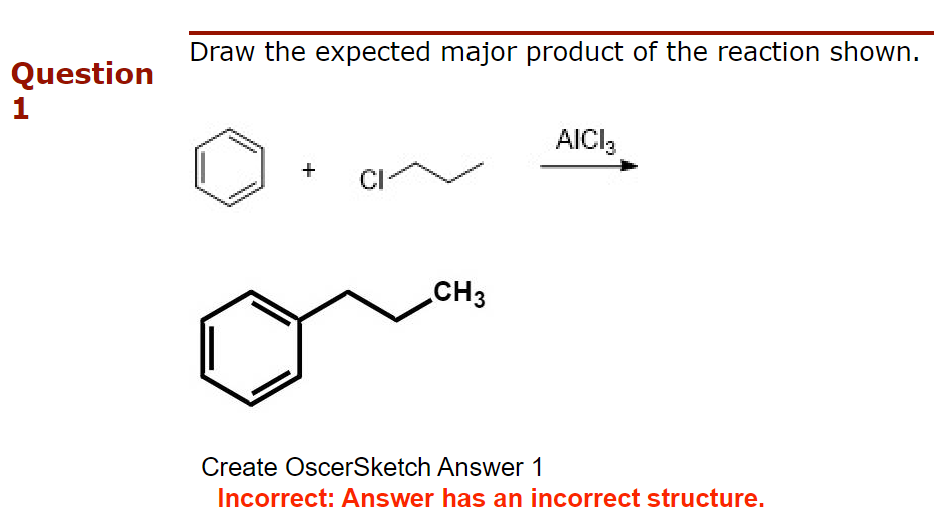 Solved Questiondraw The Expected Major Product Of The