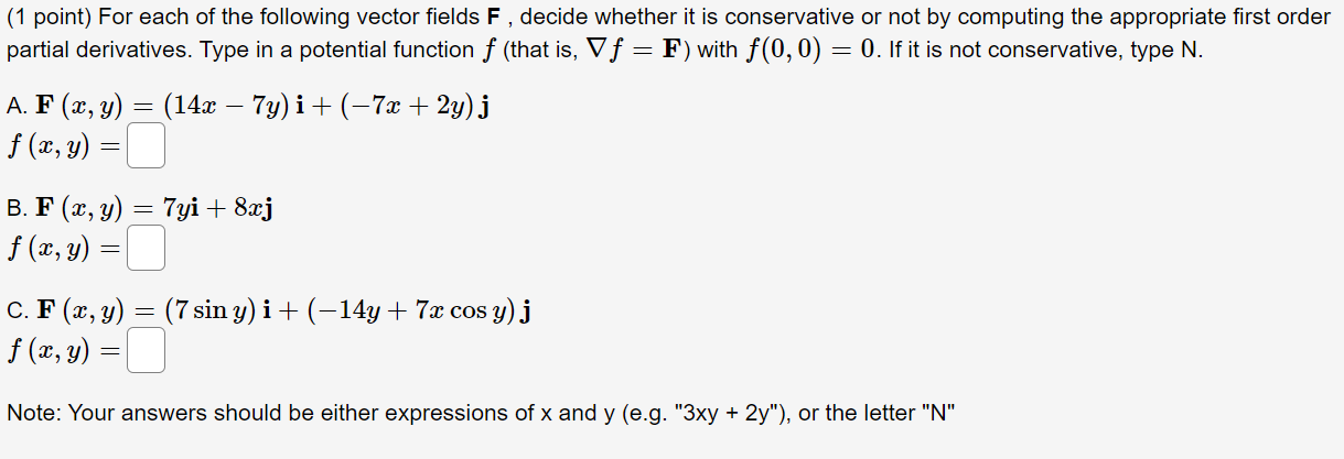 Solved Calc 3 HW 23 (Answer All Parts A-C, Can Show Minimal | Chegg.com