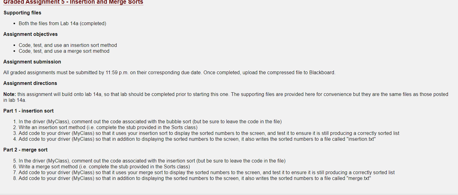 Solved Below is what I have for LAB 14 however my instructor | Chegg.com