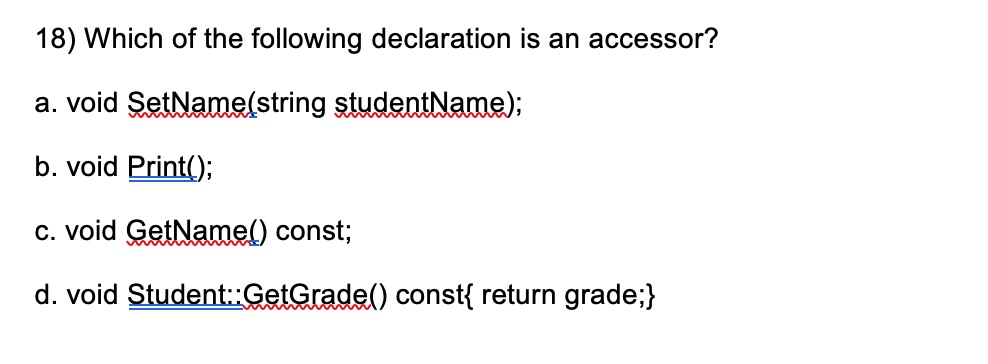 Solved 43) Identify the missing statement in the code. | Chegg.com