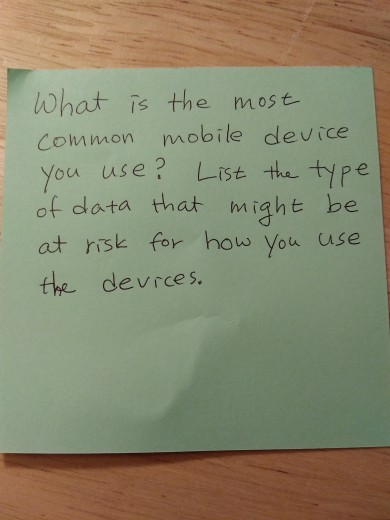 Solved What s the most Common mobile device You use? List te | Chegg.com