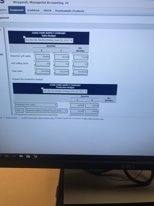 Solved Problem 9-1A (Part Level Submission) Cook Farm Supply | Chegg.com