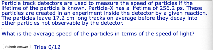 Solved Particle track detectors are used to measure the | Chegg.com