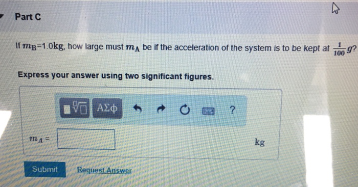 Solved Constants I Periodic Table Mass mA rests on a smooth | Chegg.com