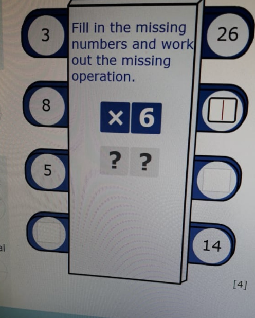 Solved 3 Fill in the missing numbers according to this rule: | Chegg.com