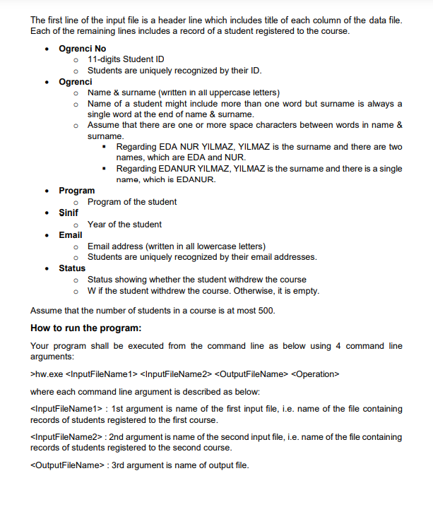 Solved In this assignment, you are going to write a C | Chegg.com